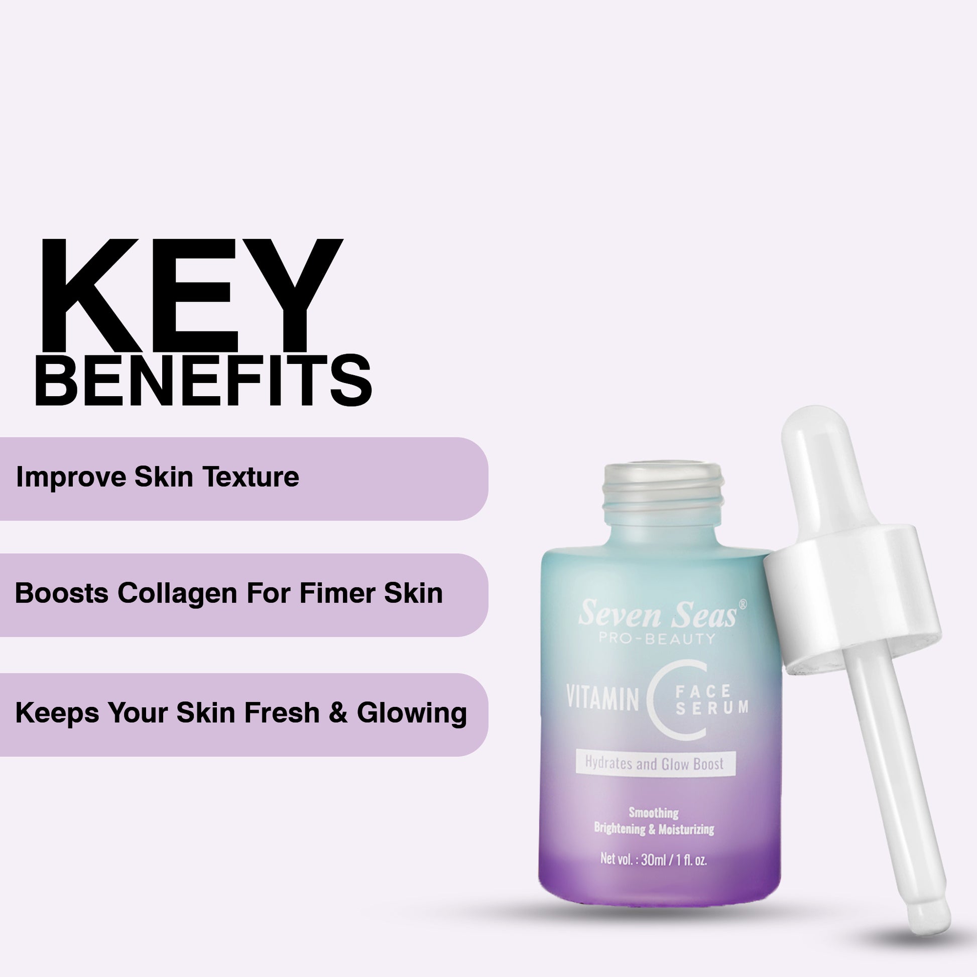 Vitamin C Skin Glow Booster Face Serum – Seven Seas Cosmetics