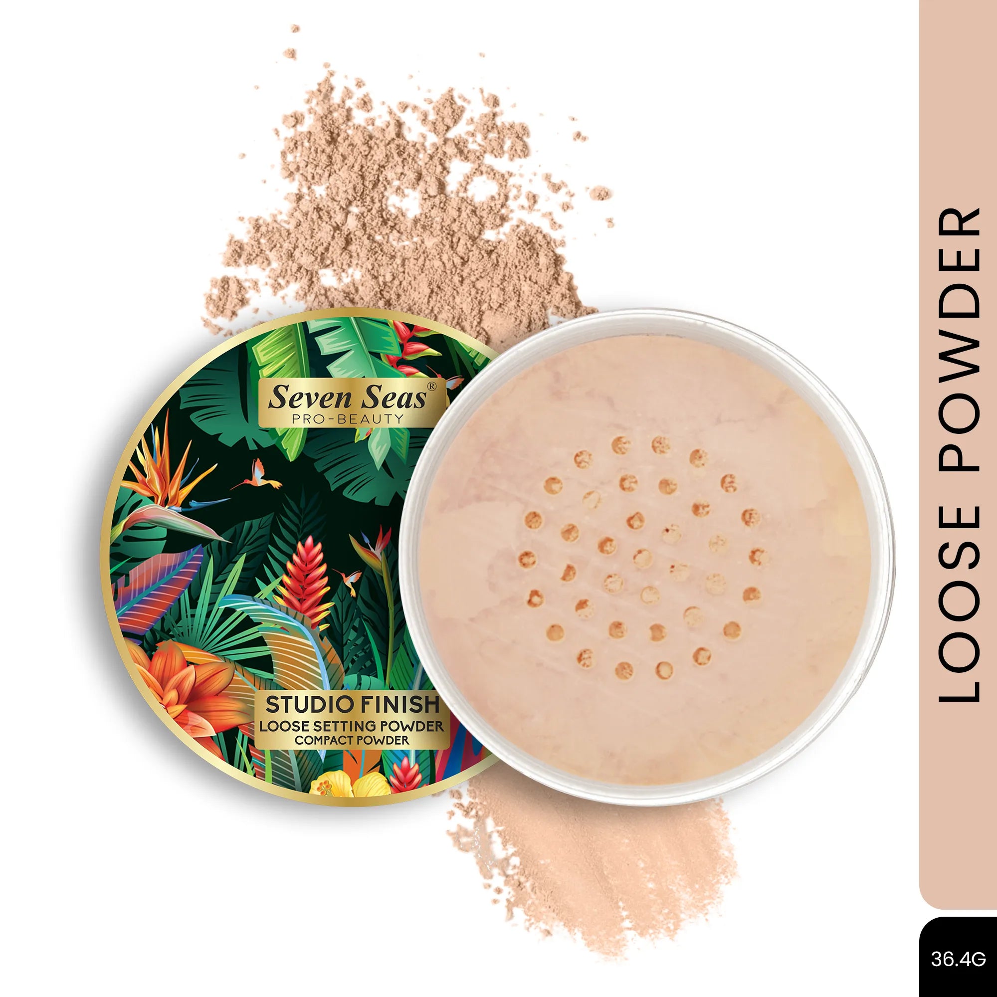 Studio Finish Loose Setting Powder – Seven Seas Cosmetics